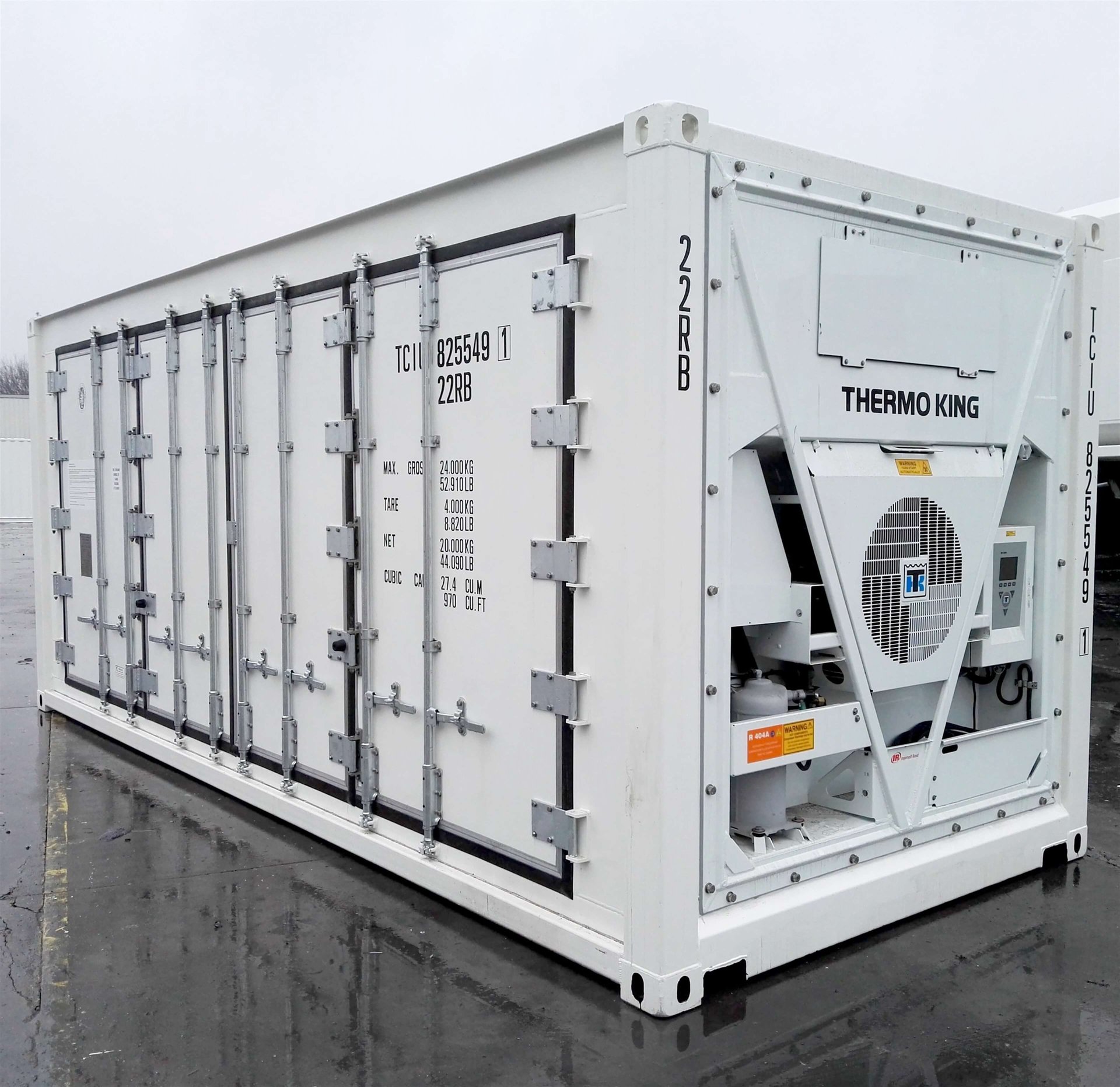 side door opening multi dual zone refrigerated storage containers